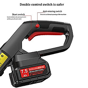 JNYB 2-in-1 Cordless Garden Trimmer, 20V Grass Trimmer/Edger with 1 2Ah Batteries & Charger, Adjustable Head and Telescopic Handle Grass Cutter Machine