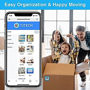 QR Code Labels for Storage & Organization Smart Moving Labels Pack and Track Labels with QR Code for Inventory, Storage – 48 Stickers (QR Code Labels for Storage - 48pcs)