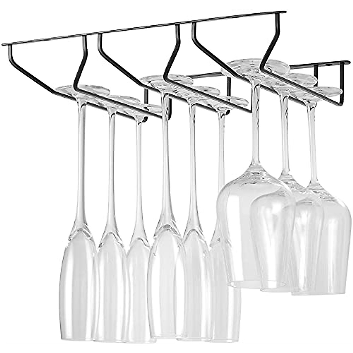 Wine Glass Shelf, Upside-down Home Goblet Iron Art Shelf, Wine Glass Hanging Storage Rack