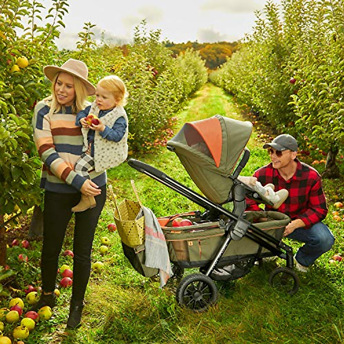 Evenflo Pivot Xplore Stroller Wagon Second Seat, Gypsy Olive Green