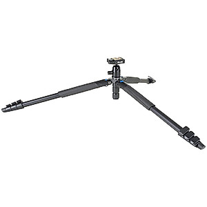 SLIK Sprint PRO III Travel Tripod w/SBH-100 Ball Head for Mirrorless/DSLR Sony Nikon Canon Fuji Cameras and More - Black (611-889)