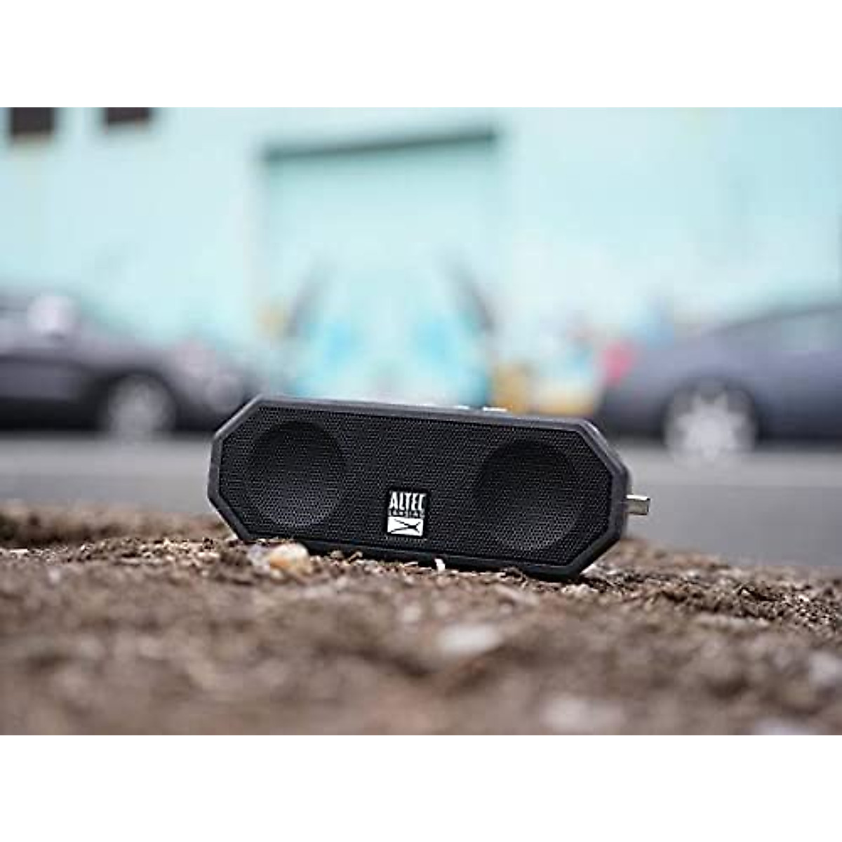 Altec Lansing LifeJacket H2O 4 - Waterproof Bluetooth Speaker, Durable & Portable Speaker with Voice Assistant, 10 Hour Battery Life & 100 Foot Range, Black