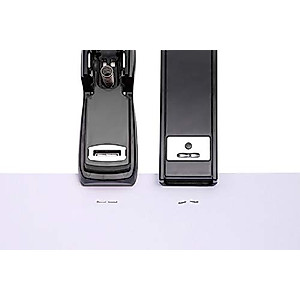 Bostitch Stapler with Staples Value Pack Set, Heavy Duty Stand Up Stapler, Black, 40 Sheet Capacity with 5000 Staples, Small Stapler Size, Fits Into The Palm of Your Hand (B175-BLK -VP)