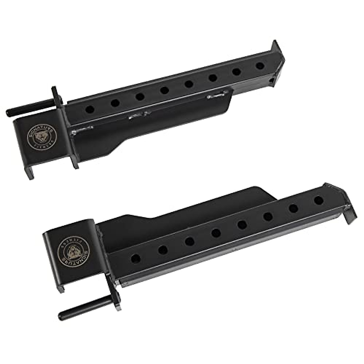 Signature Fitness SF-3 1,500 Pound Capacity 3” x 3” Power Cage Squat Rack, Includes J-Hooks and Safety Straps, Other Optional Accessories, Spotter Arms