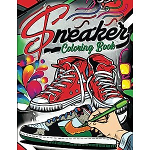 Sneaker Coloring Book: A Detailed Coloring Book for Adults & Sneaker lovers. Great Gift for Sneakers Lovers