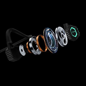 Ralyin Open Ear Headphones, Underwater Bone Conduction Design, IPX8 Waterproof Headphones Open Ear Earphones Wireless Bluetooth Headset for Swimming Diving Without MP3