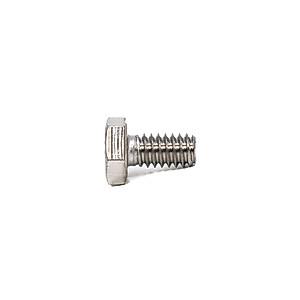 1/4"-20 x 1/2" 304 Grade Stainless Steel Cap Screw Hex Bolts (25 Pack), Sturdy with Stainless Steel Construction, Fully Threaded, Coarse, 20 Thread Pitch, 0.5 in. Length Fastener