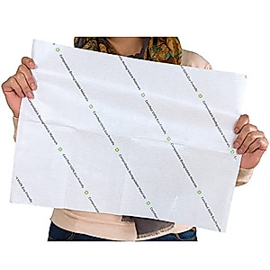 aba 50 Pack Compact Biodegradable Disposable Changing Pads Baby Disposable Underpads Waterproof Table Protector Mat, 18 Inch x 13 Inch