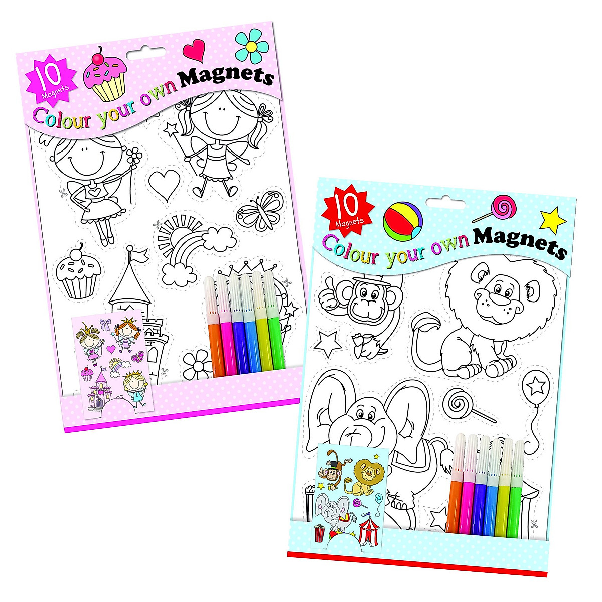 Art Box Colour Your Own Magnet (Pack of 10)