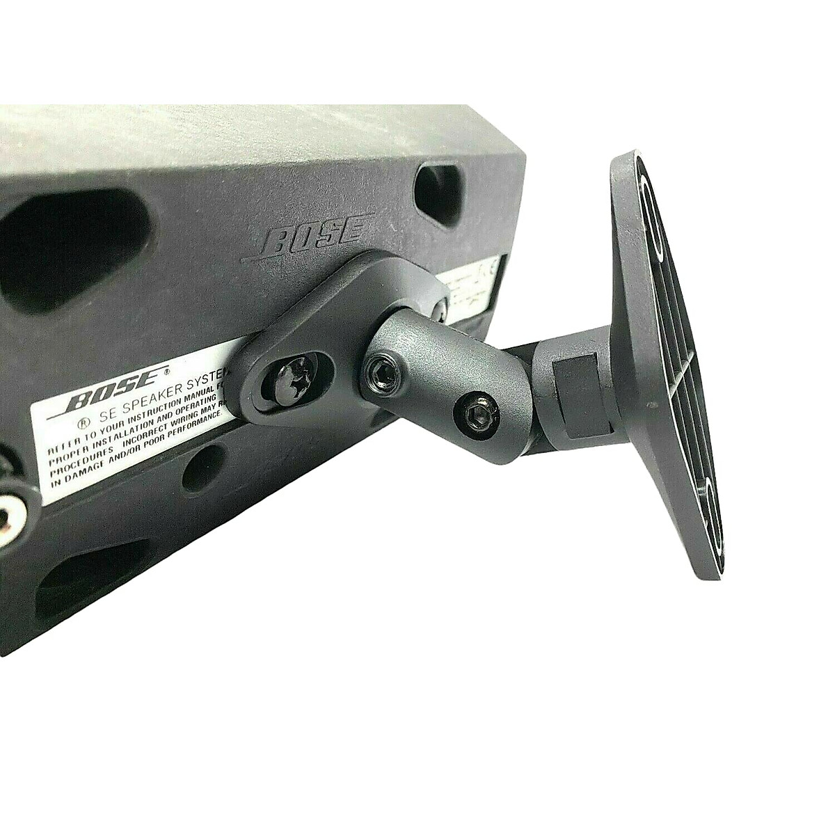 USAV Wall Mount Brackets for Black Bose 161 151 SE Speaker - Pair