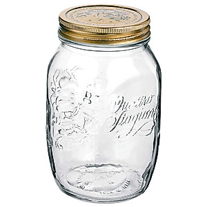 Bormioli Rocco Quatro Stagioni 1-Liter (33.75) Canning Jar - Clear