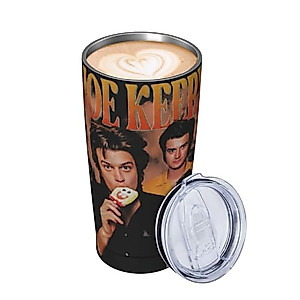 OAEWRE Joe Actors Keery Stainless Steel Mug Insulated Tumbler Coffee Mugs with Lids and Straw Double Wall Vacuum Cup 20oz