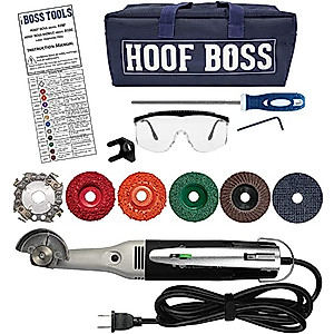 Complete Horse Hoof Trimmer Set – Electric Plug in - 110 Volt - Accessories Included
