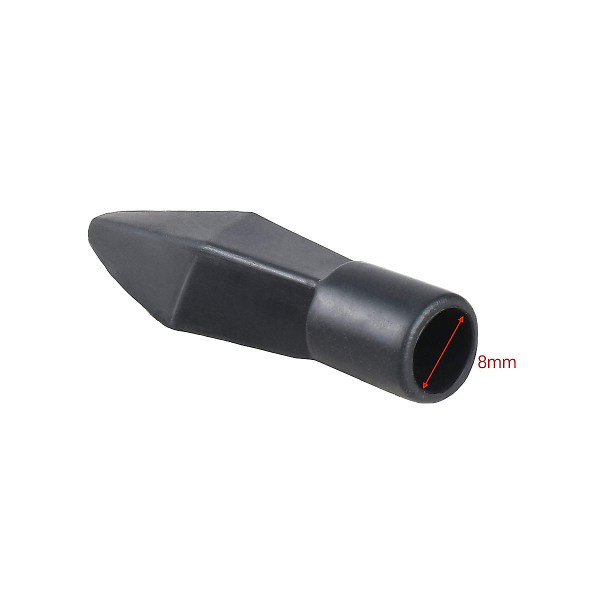 Bluecell 20pcs Soft Rubber Practice Archery Arrowhead Glue on Target Arrow Tips for Archery CS Shooting