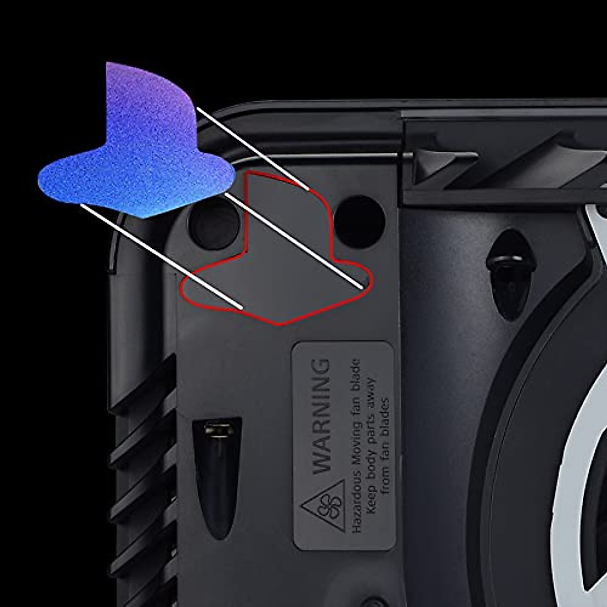 PlayVital Custom Vinyl Decal Skins for ps5 Console, Logo Underlay Sticker for ps5 Console Disc Version & Digital Version - 8 Chrome Shiny Colors & 4 Gradient Styles