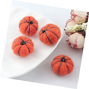 Abaodam 12pcs Felt Pumpkins Artificial Gourds and Pumpkins Pumpkin Table Centerpieces Artificial Pumpkins for Crafts Fall Party Ornament Thanksgiving Party Supplies Foam Accessories Autumn