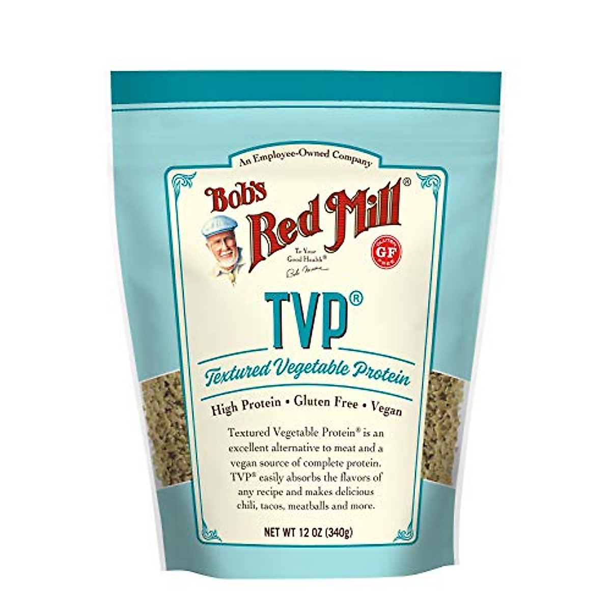 Bob's Red Mill TVP (Textured Vegetable Protein), 12-ounce (Pack of 4)