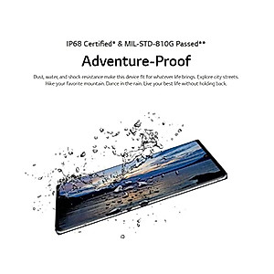 LG Velvet 5G (128GB, 6GB RAM) 6.8" OLED, Snapdragon 765, 48MP 4K Camera, US 5G/Global 4G LTE T-Mobile Unlocked (AT&T, Metro, Straight Talk, Latin) LM-G900TM (Aurora White) (Renewed)