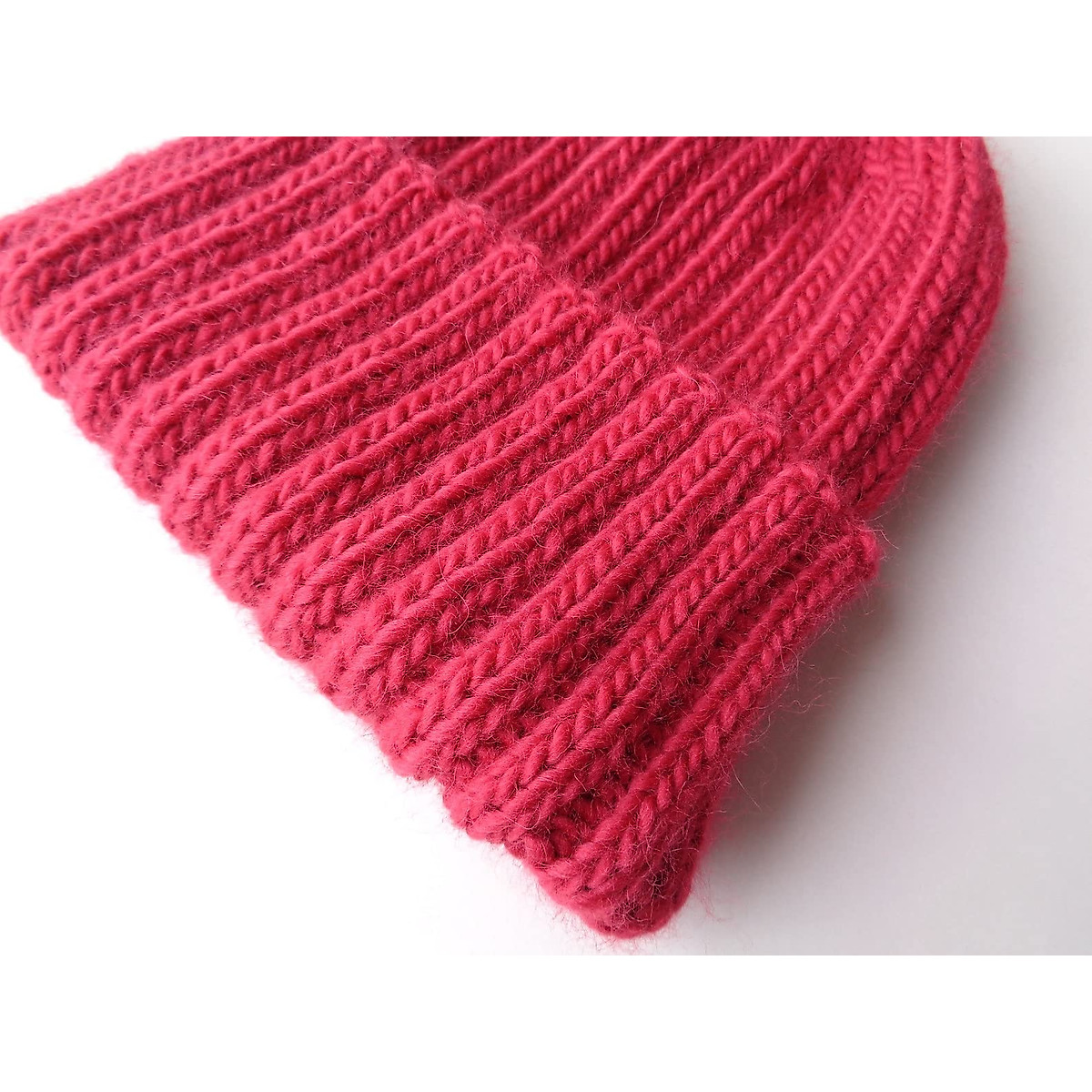 Alpaca Wool Beanie Hat, Hand Knit Watch Cap, Men or Women, Stretchy Seamless Fit, CHOOSE COLOR