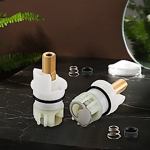 RP25513 faucet stem assembly Replacement Kit for two handle faucet repair kit with Cartridge RP4993 Seats Springs, 2 Pack