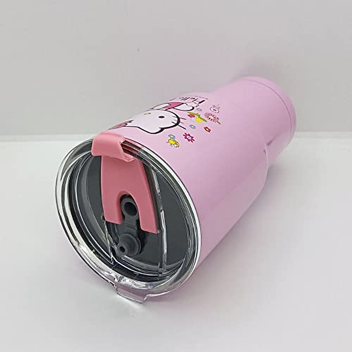 Anime Water Bottle Cute Office Supplies Pink Coffee Cup 30 oz Tumbler Stainless Steel Sippy Cup For Car, Cartoon Vacuum Insulated with Slider Lid Stainless Steel Anime Water Glasses For Desk