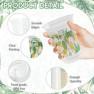 ZCPTZ 100 Pcs Jungle Safari Animals Cups 12oz Wild Animals Theme Party Disposable Plastic Cups for Jungle Safari Animals Birthday Party Supplies Baby Shower Decorations