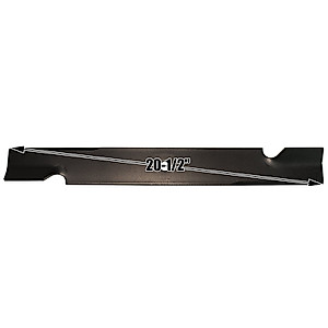 USA Mower Blades U15207BP (3) High-Lift for Exmark 1-613112 1-613250 613250 Length 20-1/2 in. Width 2-1/2 in. Thickness .200 in. Center Hole 5/8 in. 60 in. 61 in. Deck