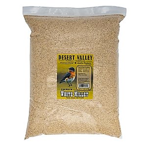 Desert Valley Premium White Millet Proso Seeds - Wild Bird Food, Cardinal, Finches & More (10-Pounds)