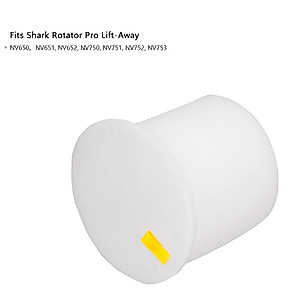 I-clean Replacement Shark NV650 Filters, Compatible with Shark Rotator Pro Lift-away NV650 NV752 NV751 NV651 NV652,APEX AX950, AX952 Vacuum Cleaner Parts,Parts # XFF650 & XHF650