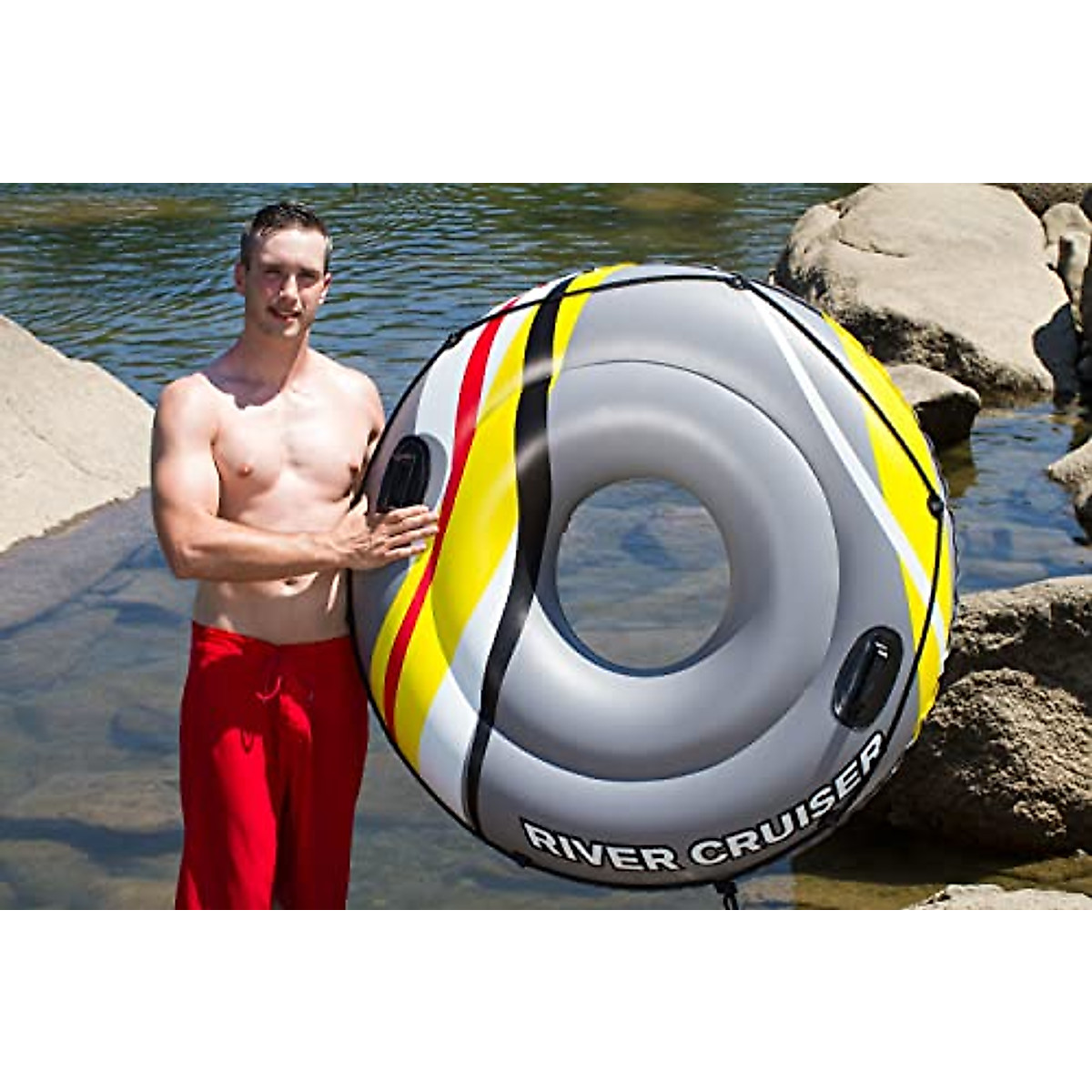 Poolmaster Deluxe Cruiser River Float Tube - Heavy Duty