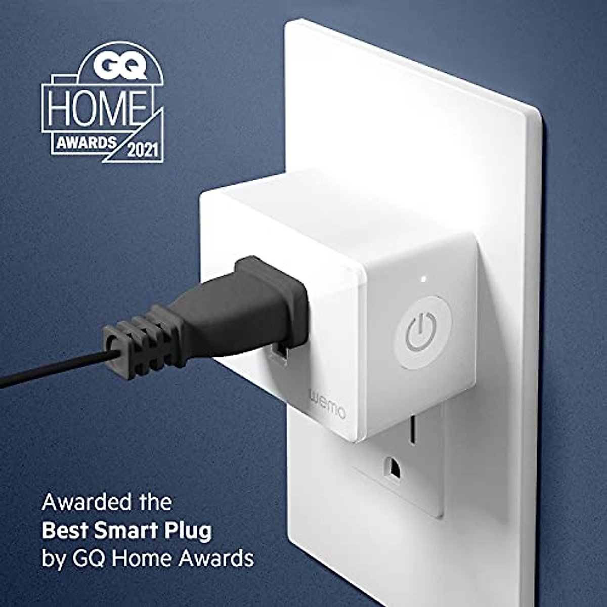 Wemo Smart Plug (Simple Setup Smart Outlet for Smart Home, Control Lights and Devices Remotely Works w/Alexa, Google Assistant, Apple HomeKit)(Pack of 1)