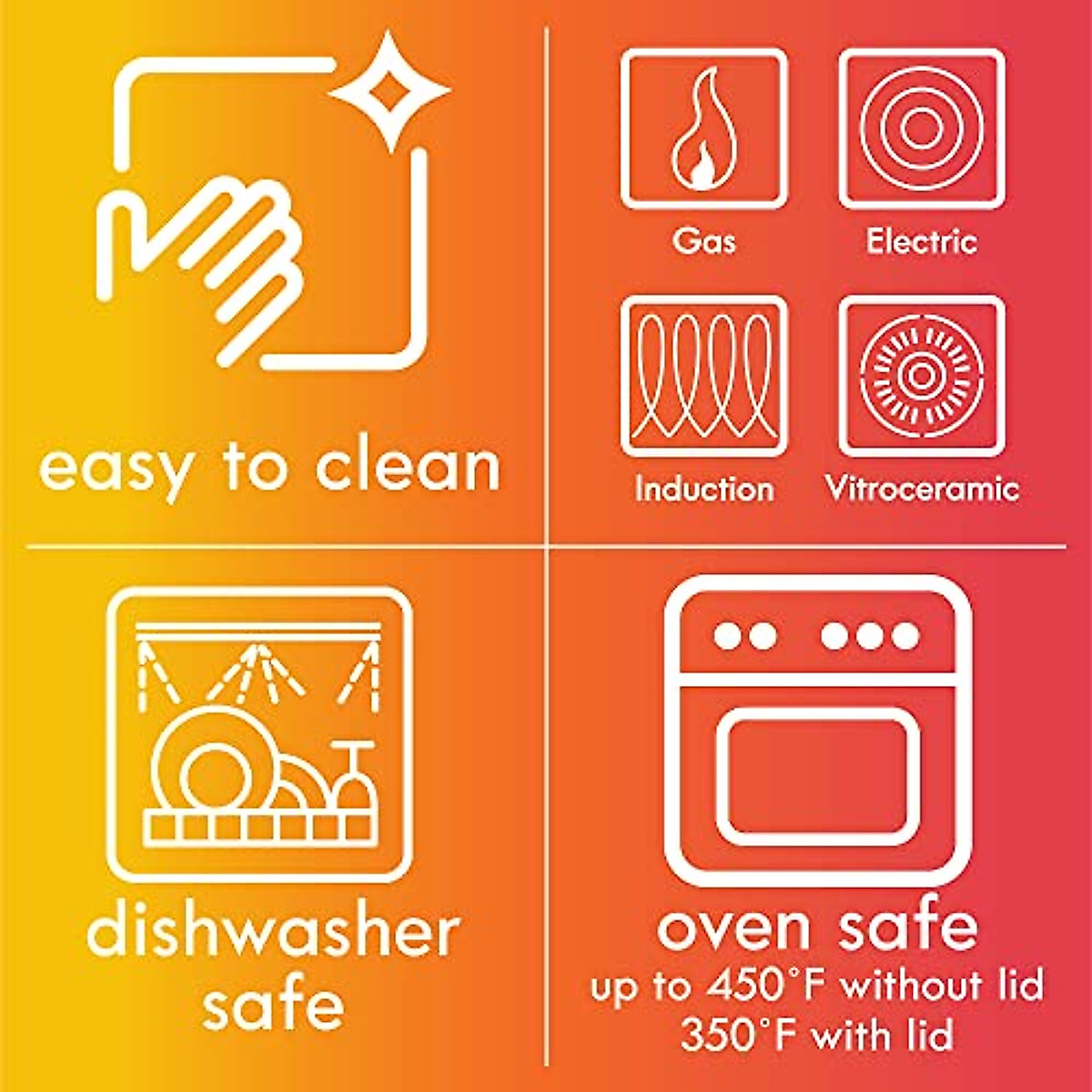 Kenmore Aiden 10 Piece Brushed Stainless Steel Pots and Pans Cookware Set with Kitchen Tools