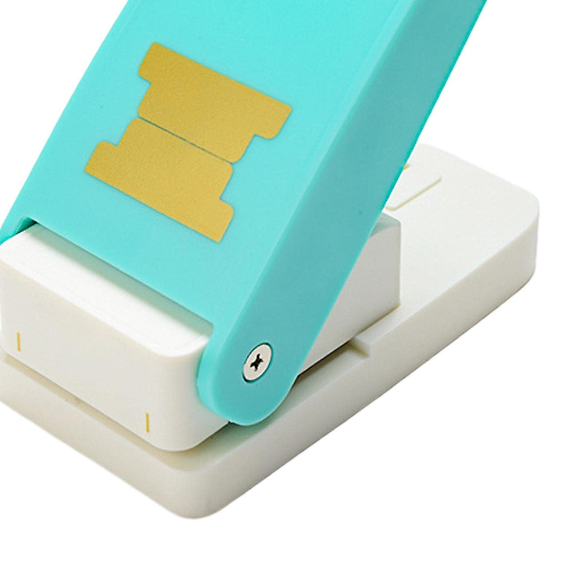 Gazechimp Loose Leaf Separator Label Punch Tab Punch Self Made Index Label Hole Punch Folder Punch Paper Craft for Card Making Projects Office Notepad