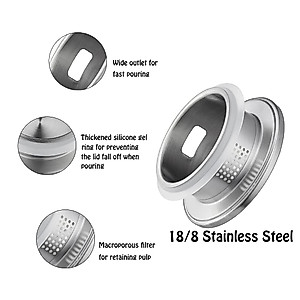 Karafu Glass Pitcher with Lid, Safe Packing, 78 Oz Heat Resistant Water Jug for Hot/Cold Water, Ice tea and Juice Beverage Clear