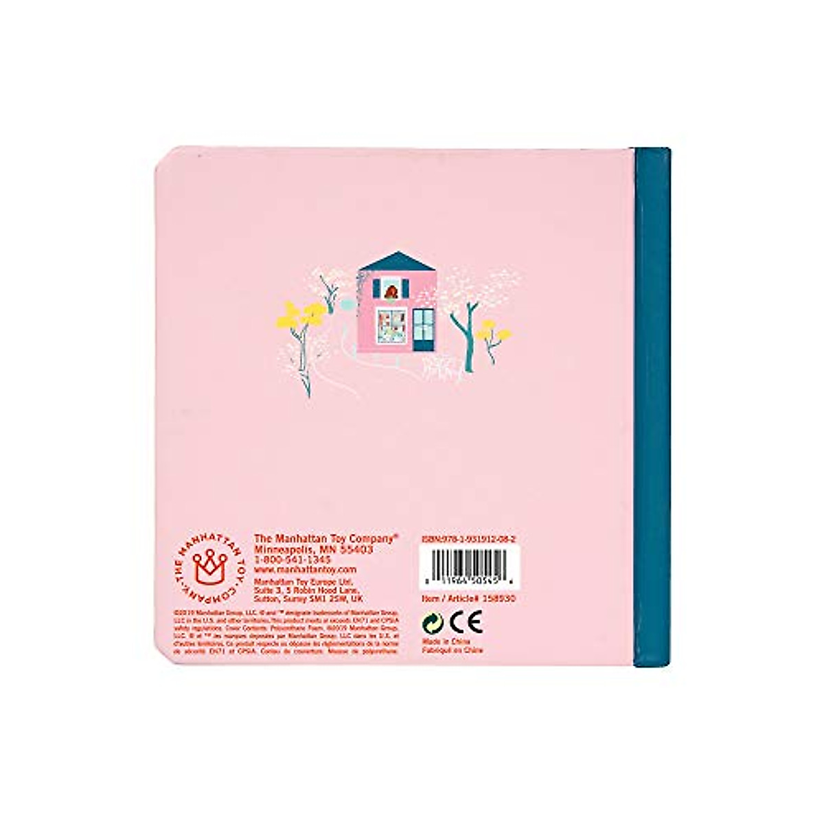 Manhattan Toy Pierre Waits Patiently Baby and Toddler Board Book + Poodle Stuffed Animal Dog Gift Set