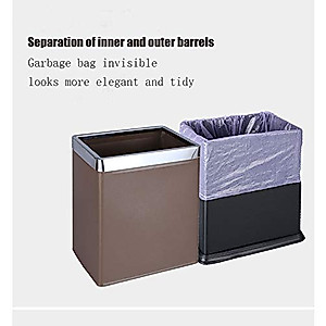 Huaqinglian 1.6Gallon Bathroom Trash Can with Lid,Small Pedal Kitchen Garbage Can,Office Bedroom Wastebasket Bin with Removable Liner Bucket.