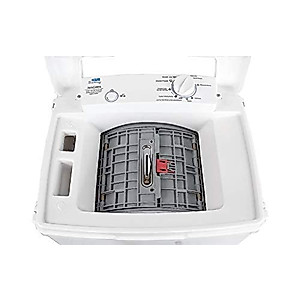 The Laundry Alternative Niagara Portable, Family Size Capacity, Compact European Style Washing Machine (No Spin Cycle)