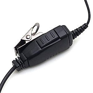 Kymate SL300 Earpiece with Mic Ptt for Motorola SL7550E SL1600 SL2600 SL7590 SL4000 SL1K SL2M SL8050 PMLN7189A Two Way Radio 1 Pin Swicel Headset Walkie Talkie