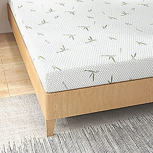 wOod-it Full Size Mattress in a Box, 6 inch Cooling Gel Memory Foam Mattresses Made in USA with Breathable Bamboo Cover, Medium Firm