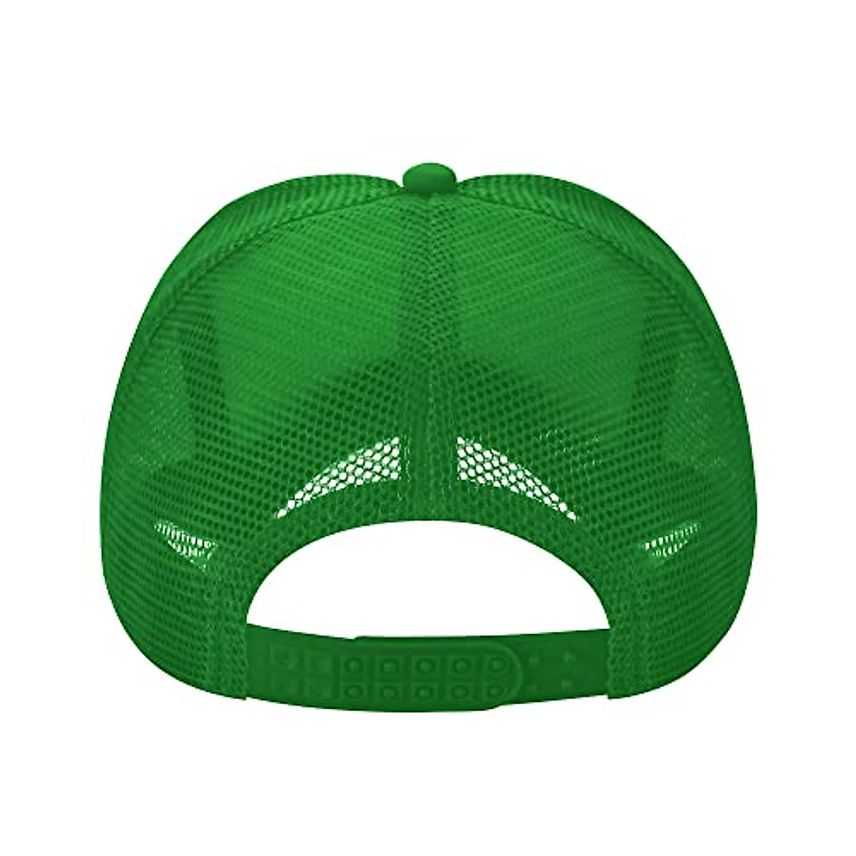 Women Want Me Fish Fear Me Trucker Hat Summer Mesh Cap Trucker Baseball Cap for Men Women Green