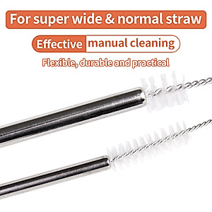 Straw Cleaner for Stanley, Extra Long Straw Cleaner Brush for 40/30/20 oz Stanley Mug, Straw Cleaner Brush for 40 oz Stanley Mug (10PCS)
