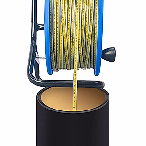 Water Level Meter Water Depth Gauge Water Level Gauge with Fixed Probe and Steel Tape for Water Well Measurement (100m)