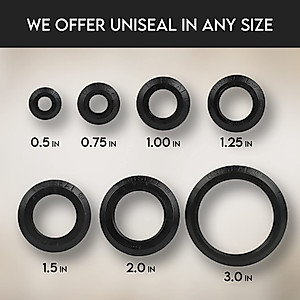 1-1/2" UNISEAL Flexible Tank Adapter (Bulkhead) - 5 Pack