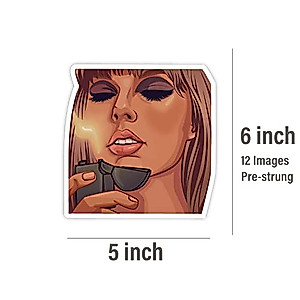 Party Decorations for Music Birthday Decorations, ERAS Cutout Cake Toppers, Backdrop Banner Wall Decor, and Party Supplies (25 Pcs)