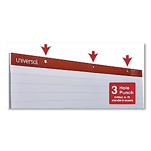 Universal UNV35601 27 in. x 34 in. Easel Pads/Flip Charts - White (2/Carton)