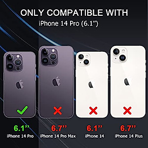 Tzomsze Square iPhone 14 Pro Case for Women Girl,Full Camera Lens Protection Soft TPU Protective Shockproof Cover for iPhone 14 Pro 2022 6.1 Inch-Pink