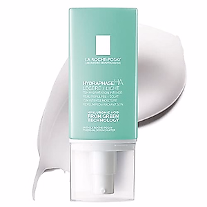 La Roche-Posay HydraphaseHA Light Face Moisturizer, Hyaluronic Acid Face Moisturizer with 72HR Hydration, Oil Free & Non-Comedogenic, 50 ML , 1.69 fl. oz.