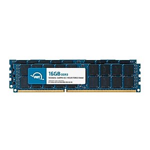 OWC 32.0GB (2X 16GB) PC10600 DDR3 ECC-R 1333MHz 240 Pin Memory Upgrade Compatible with Select 2009-2012 Mac Pro Models (OWC1333D3X9M032)