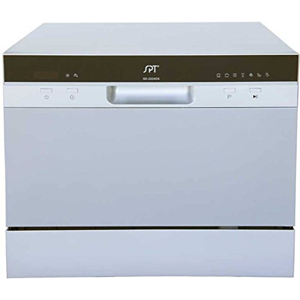 SPT SD-2224DS Countertop Dishwasher with Delay Start & LED, Silver