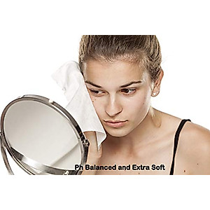 Inspire Disposable Washcloths - Adult Body Wipes for Cleansing, Extra Large, 50 Count (Pack of 8)